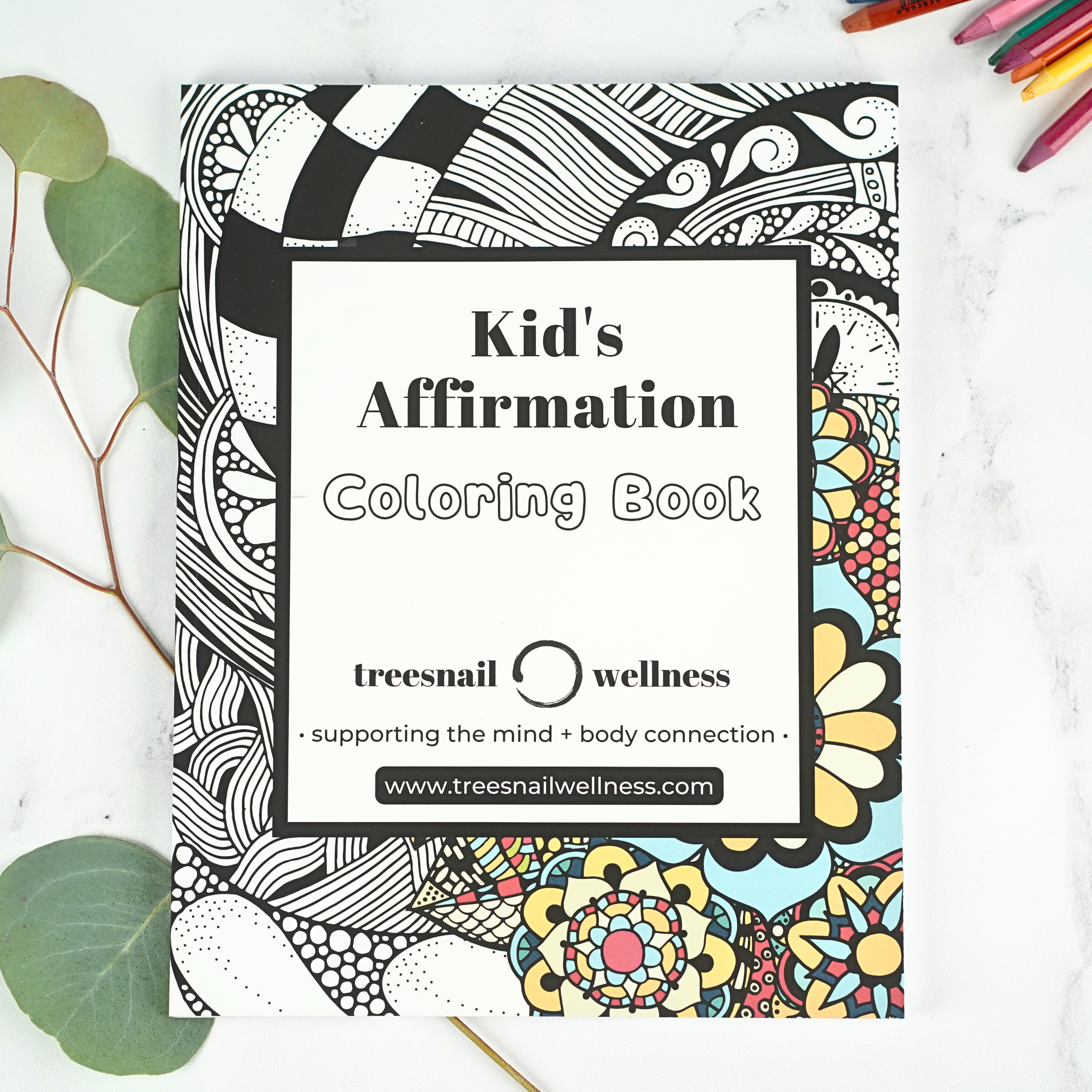 Kids Affirmation Coloring Book – Positive Coloring Book for Children ...